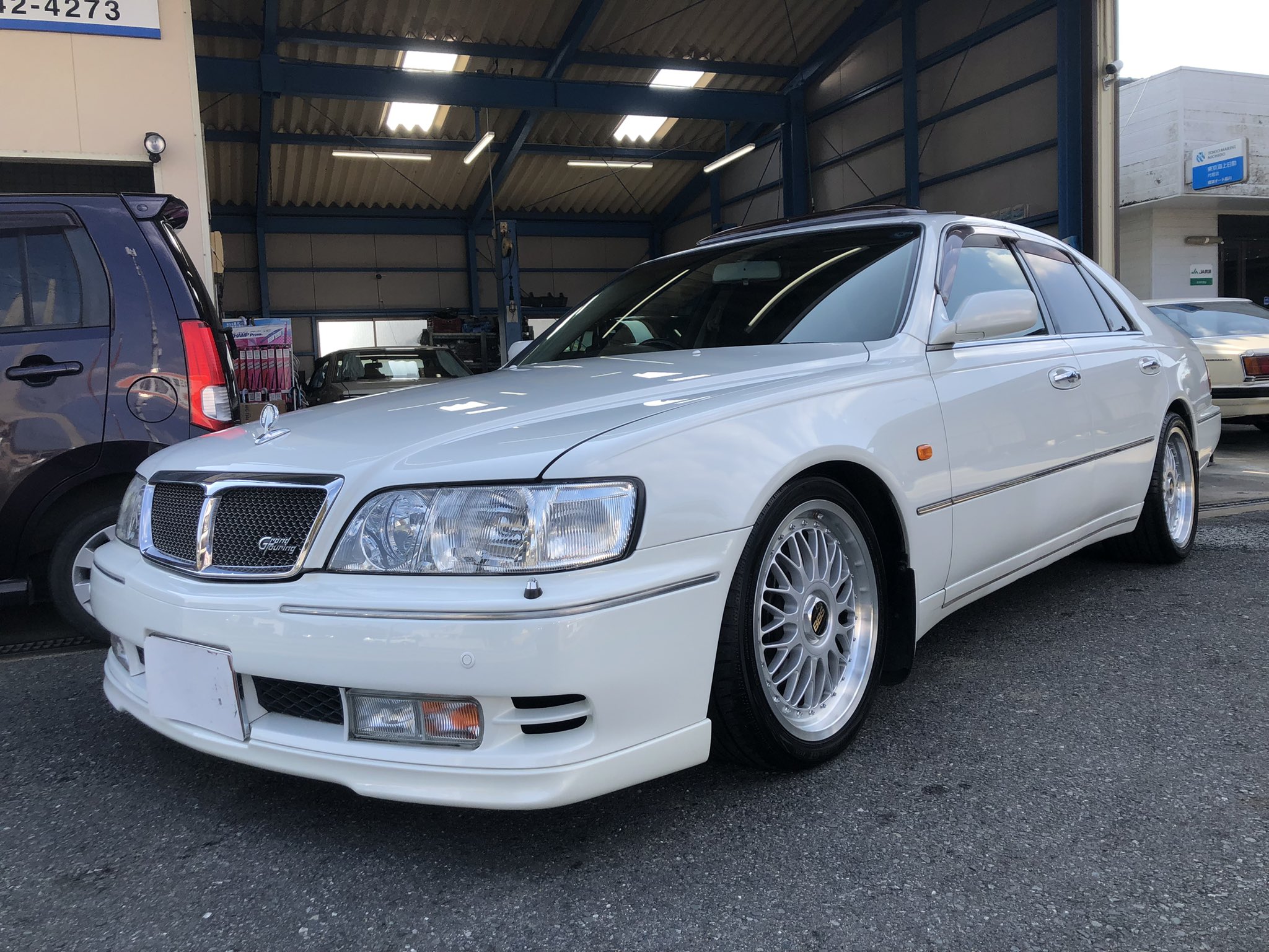 三並自動車 on Twitter: "下取りが楽しい。 #Y33シーマ #革SRマルチデジパネ #車高調インパルBBS https://t.co/rBkKtegbMA" / Twitter