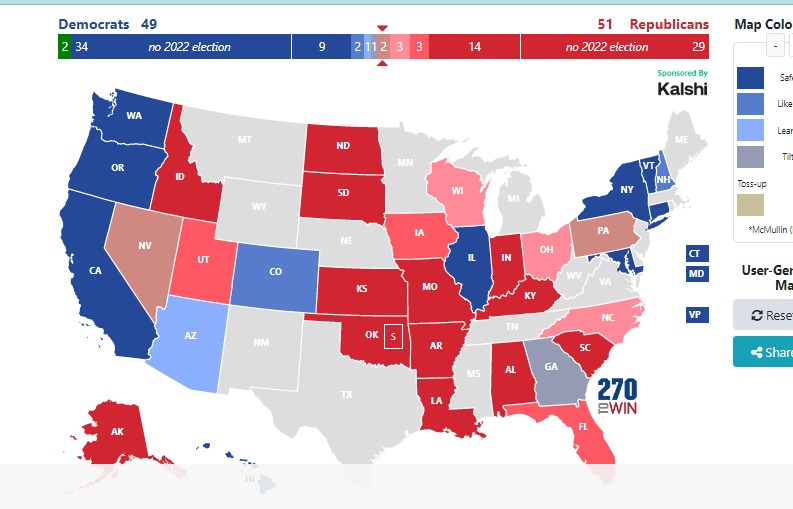 Lucas 🧡🧦 on Twitter: "final senate predictions https://t.co/EosbpWvJEQ" / Twitter