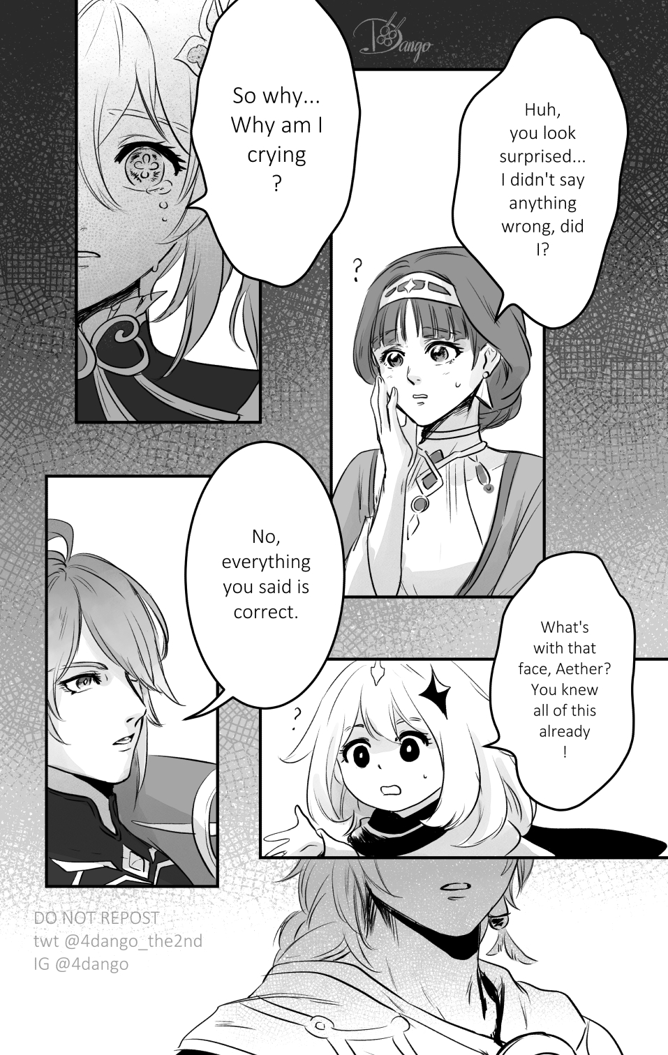 Dango is busy on Twitter: "3.2 GENSHIN ARCHON QUEST SPOILER Will You Remember? [1/2] https://t ...