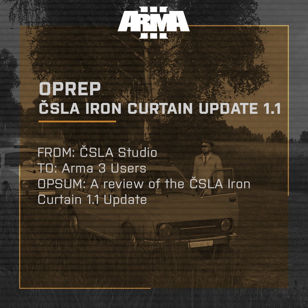 Arma Platform on Twitter: "OPREP: ČSLA Iron Curtain 1.1 Review FROM: @cslastudio TO: #Arma3 ...