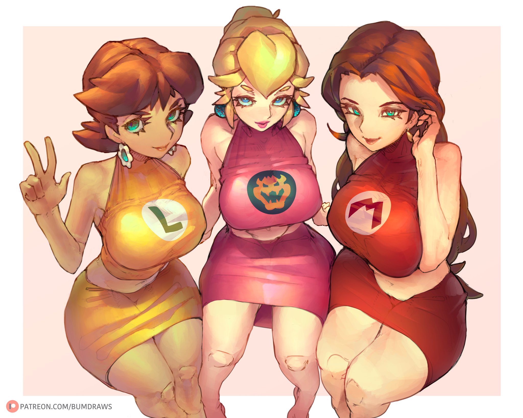bum on Twitter: "Daisy, Peach, and Pauline are quite the fans💋💄 https://t.co/xoUVoDb3n7" / Twitter