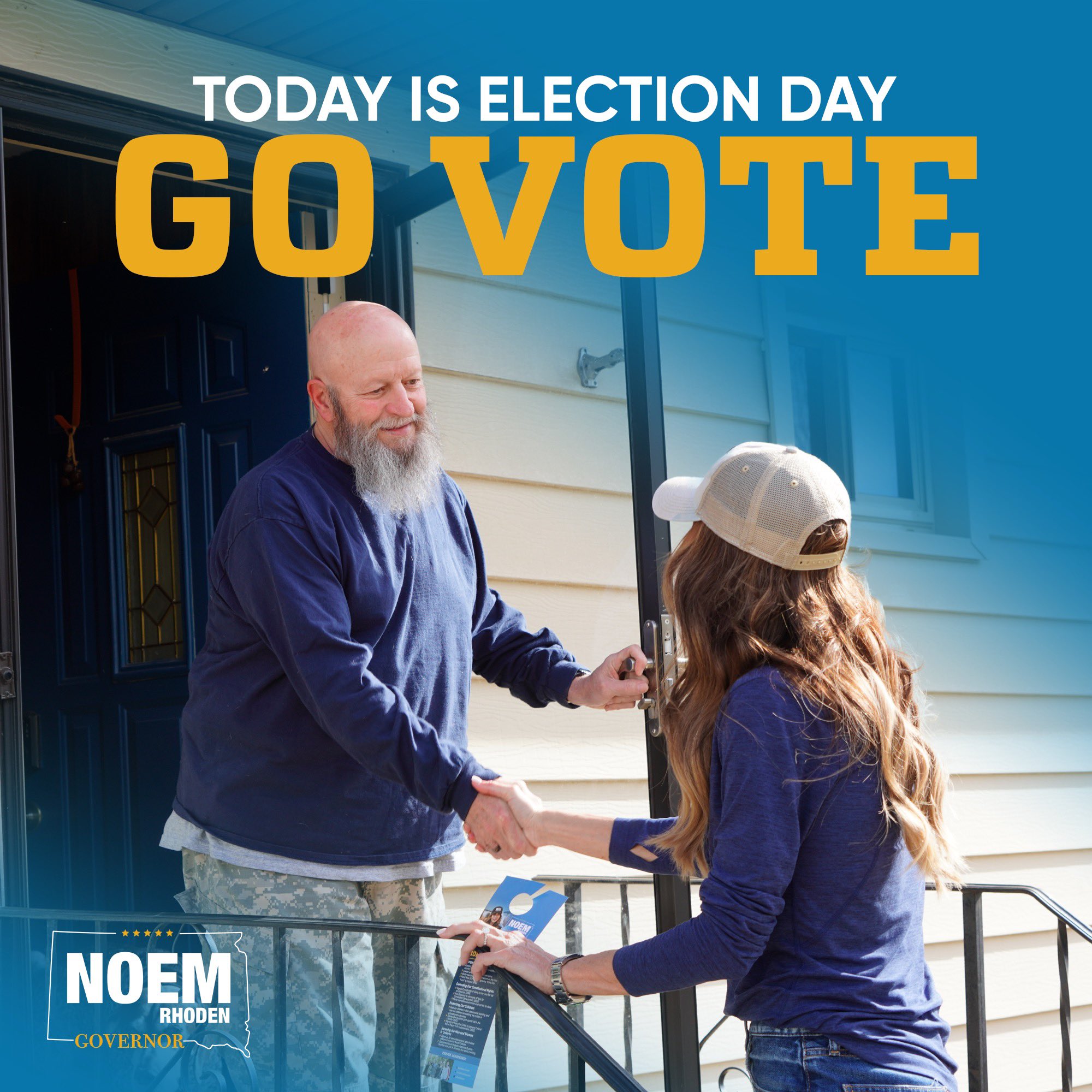 Kristi Noem on Twitter: "Today is Election Day! I’m asking for your ...