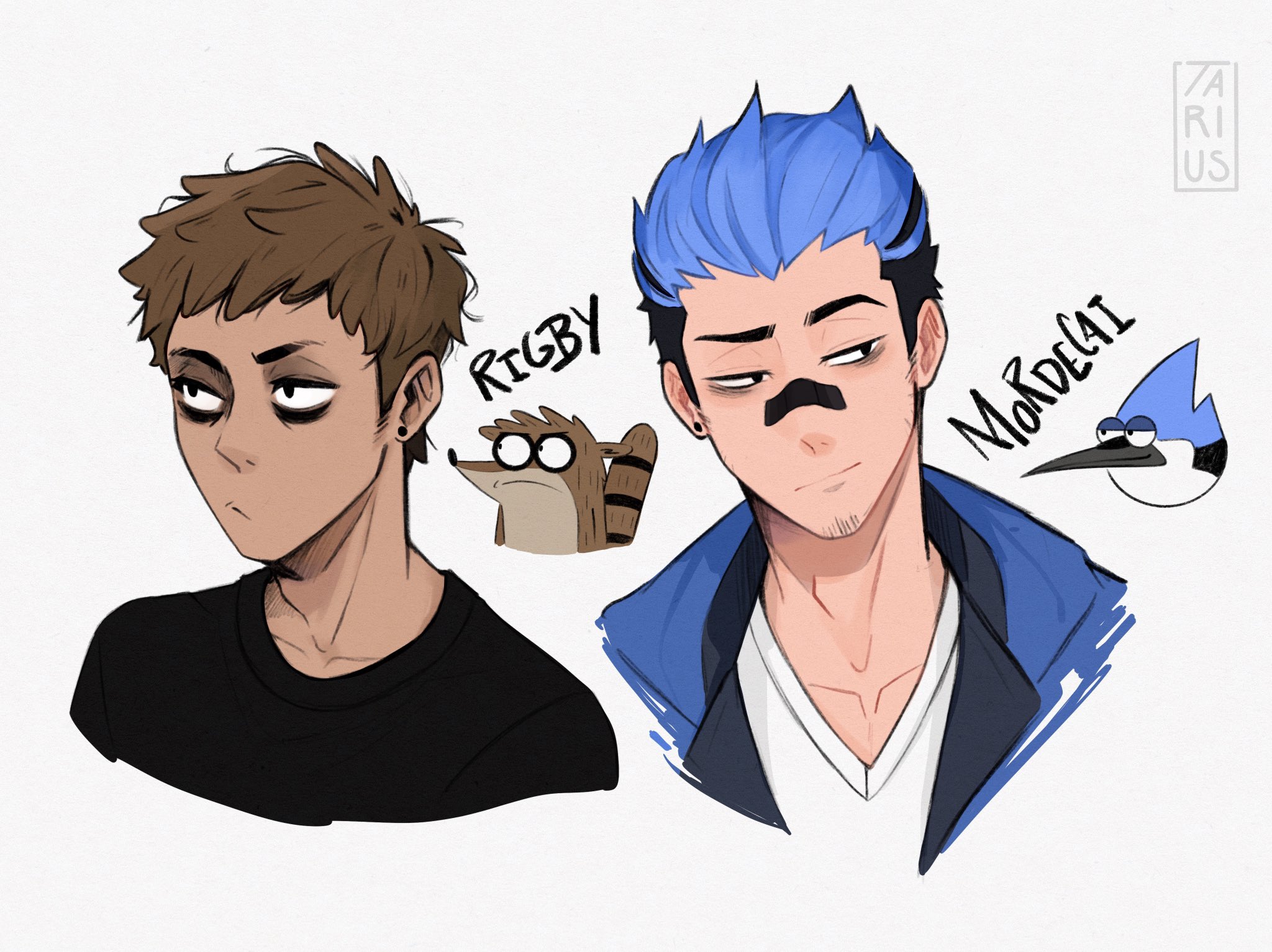 Regular Show Human Version