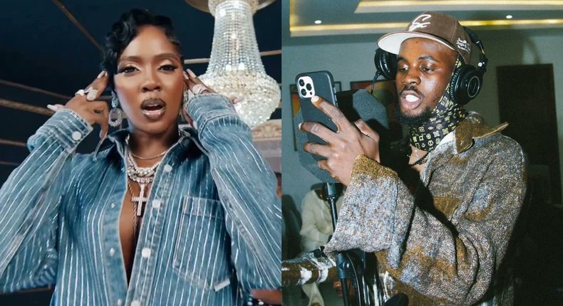 Pulse Ghana on Twitter: "Tiwa Savage picks Black Sherif's lyrics to ...