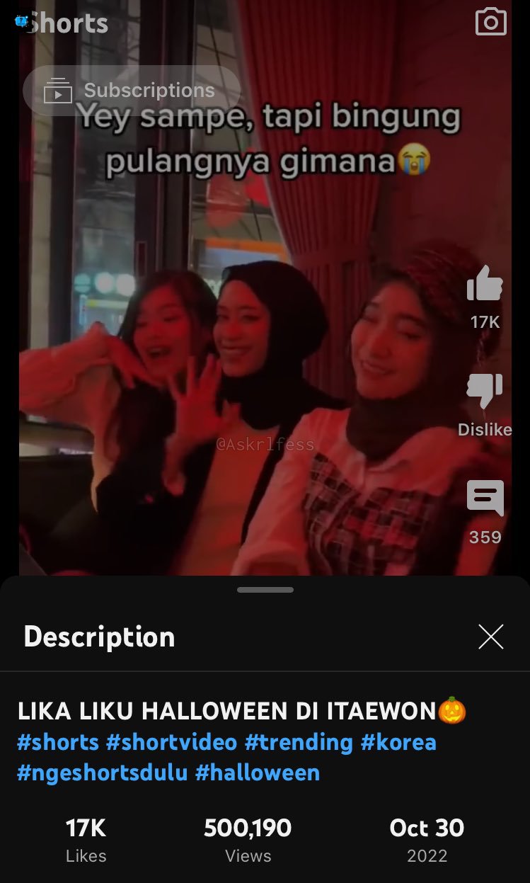 Askrlfess on Twitter: "[askrl] kget buka yt short tb2 liat warga indo bkin konten seru2an ...