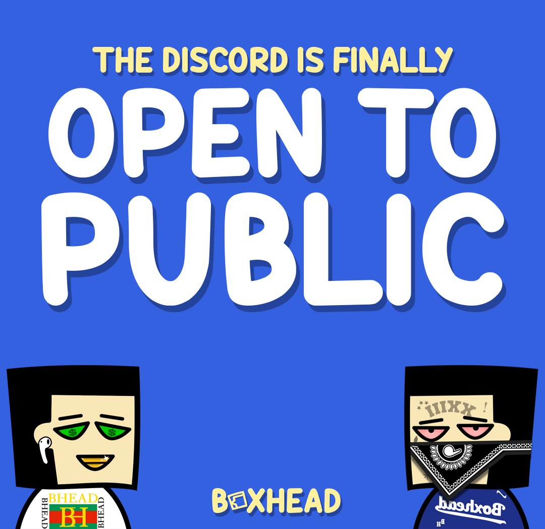 BoxHead SOLANA on Twitter: "THE DISCORD IS FINALLY OPEN TO PUBLIC! DISCORD: https://t.co ...