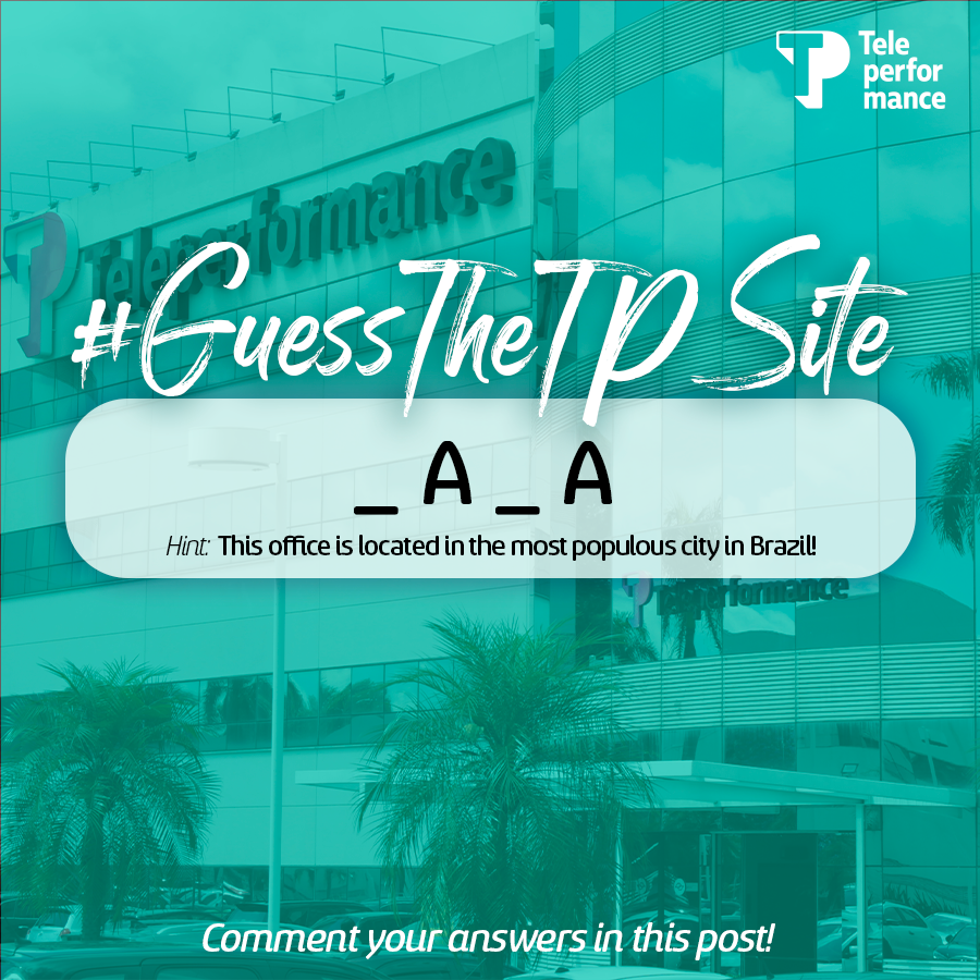 Teleperformance on Twitter: "Can you guess which TP site this is? 👀 Leave your comment with your ...