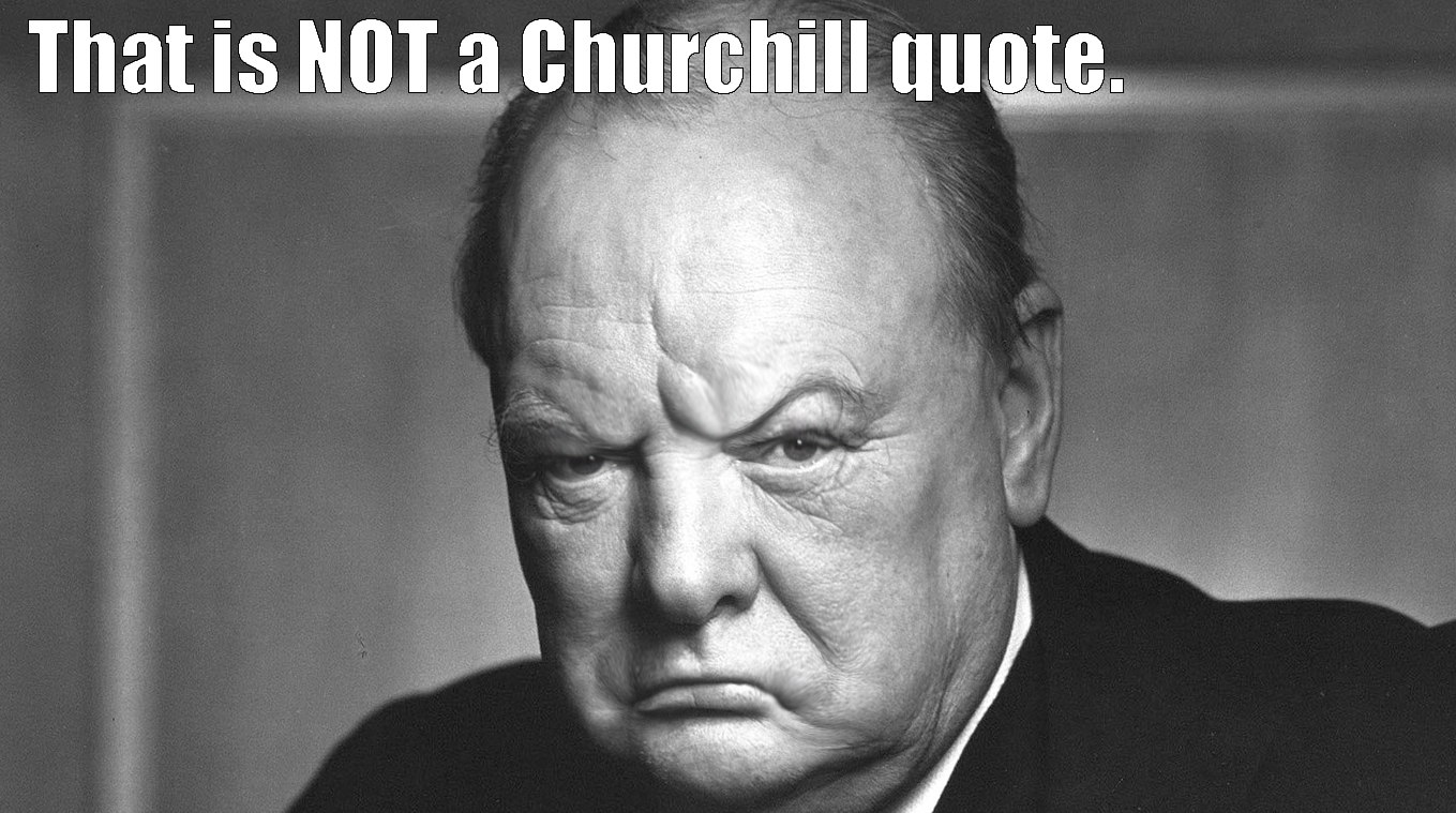 Funny Quotes From Winston Churchill