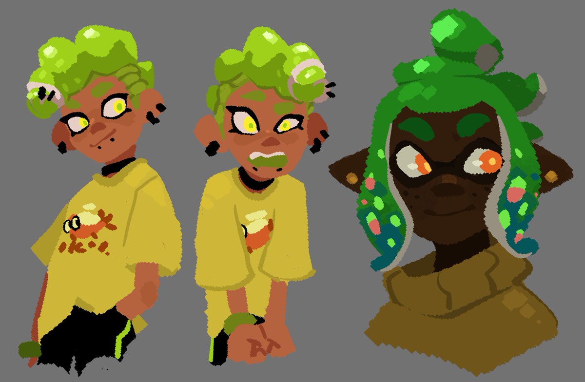「splat style studying #Splatoon3 #スプラトゥーン」|The Trashiest Padaのイラスト