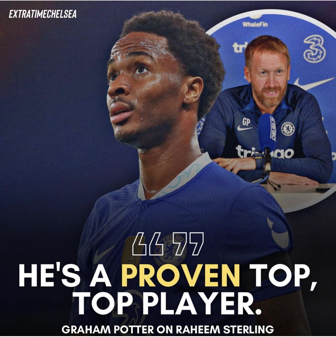 Frank Khalid on Twitter: "Graham Potter talking about Raheem Sterling. https://t.co/VqaMITMftD ...