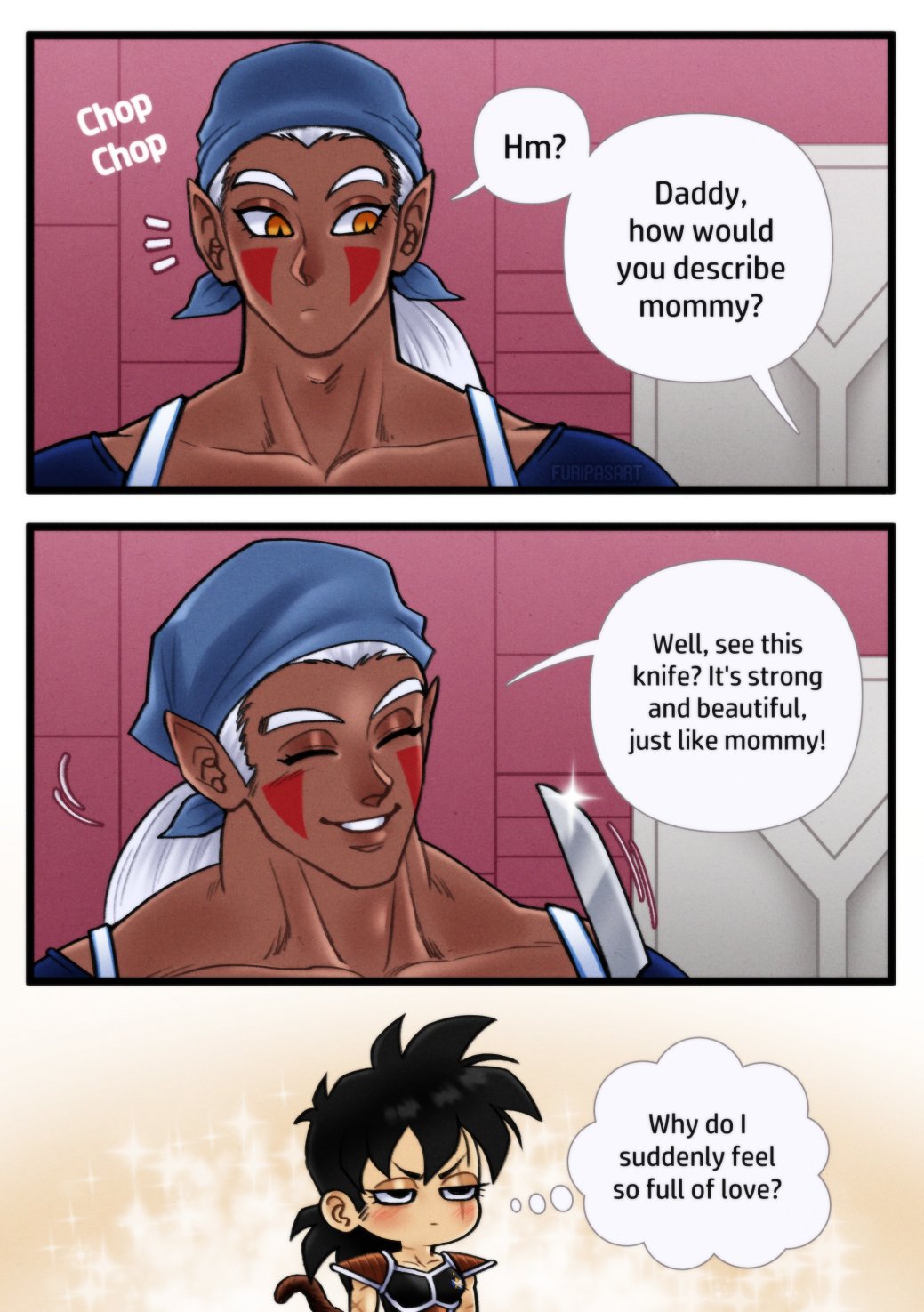 𝗙𝘂𝗿𝗶𝗽𝗮𝘀𝗮𝗿𝘁🌙 on Twitter: "Finished this old wip of these two. Okami explains to their daughter ...