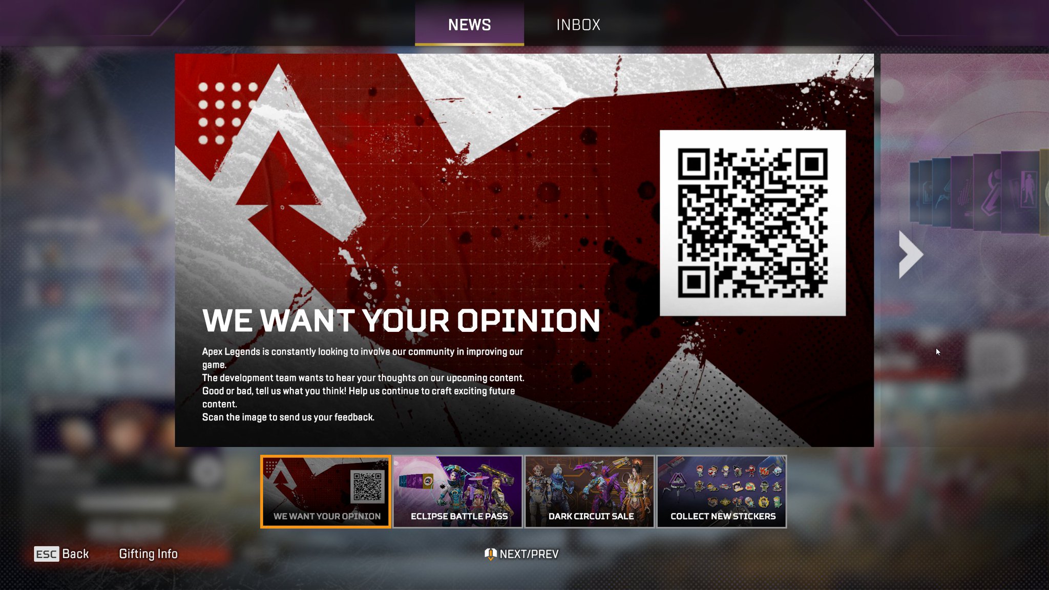 ottr on Twitter: "apex devs finally asking casuals for input lets see ...