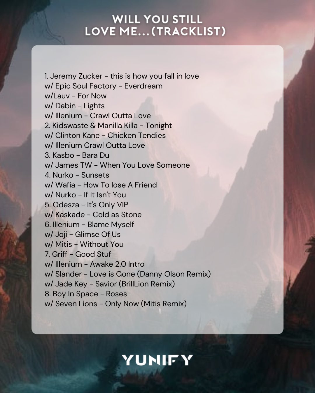 YUNIFY on Twitter: "thank you all for the love on “will you still love me…” 🫶 here’s the ...