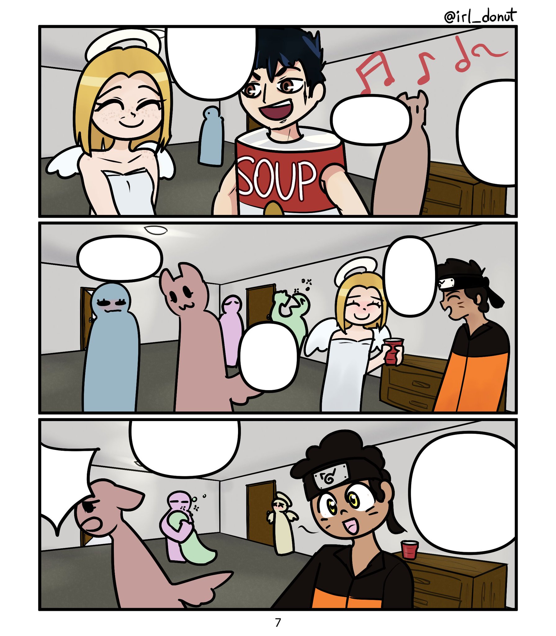 irl_donut (out of vacation) on Twitter: "HRT the comic #10 what's up with Emmy? read from the ...