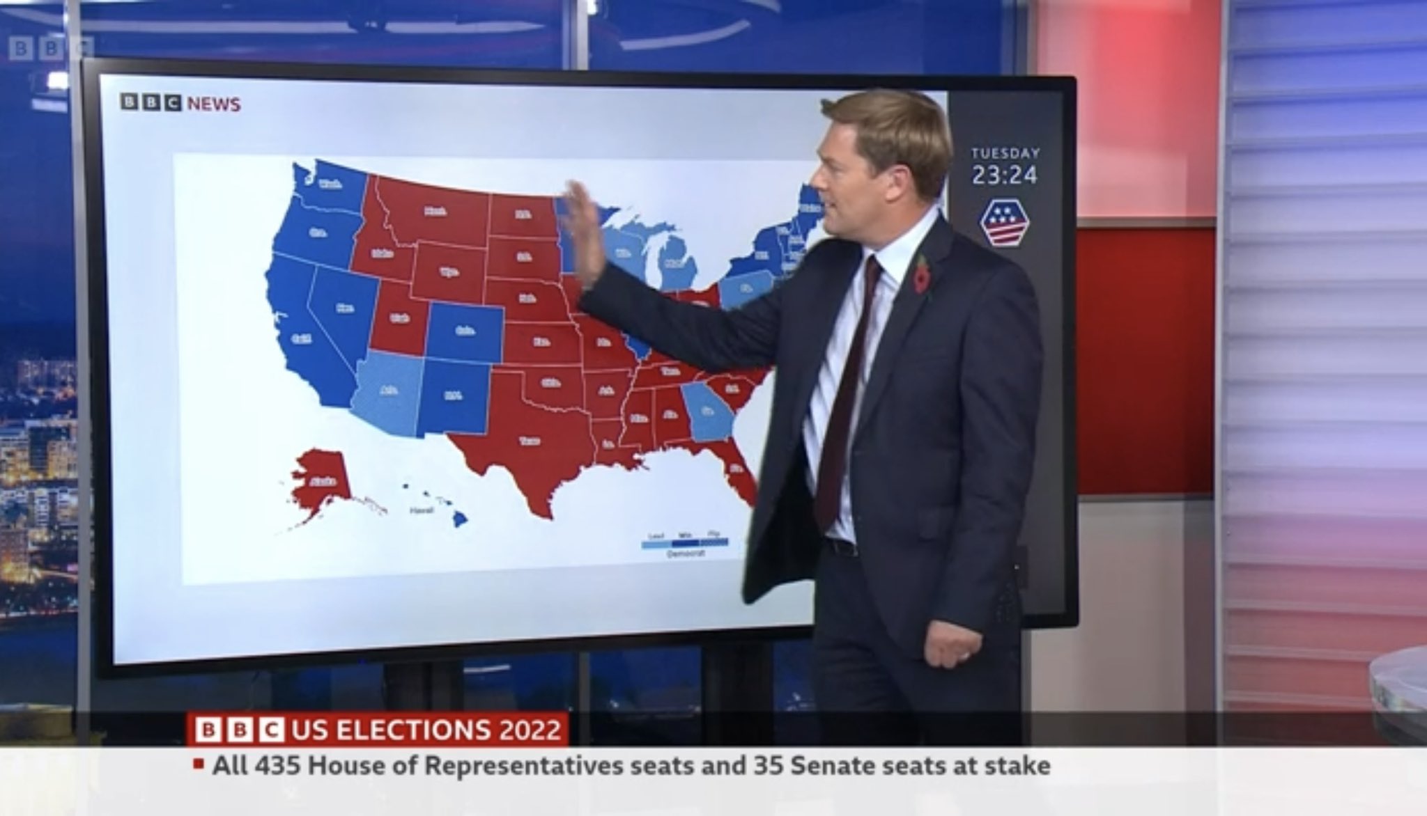 Emma Vardy on Twitter: "🗳 Coverage of the US midterm election results has begun on #BBC2. Join ...