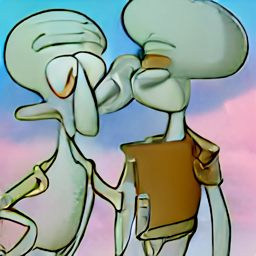 Spongebob And Squidward Kissing