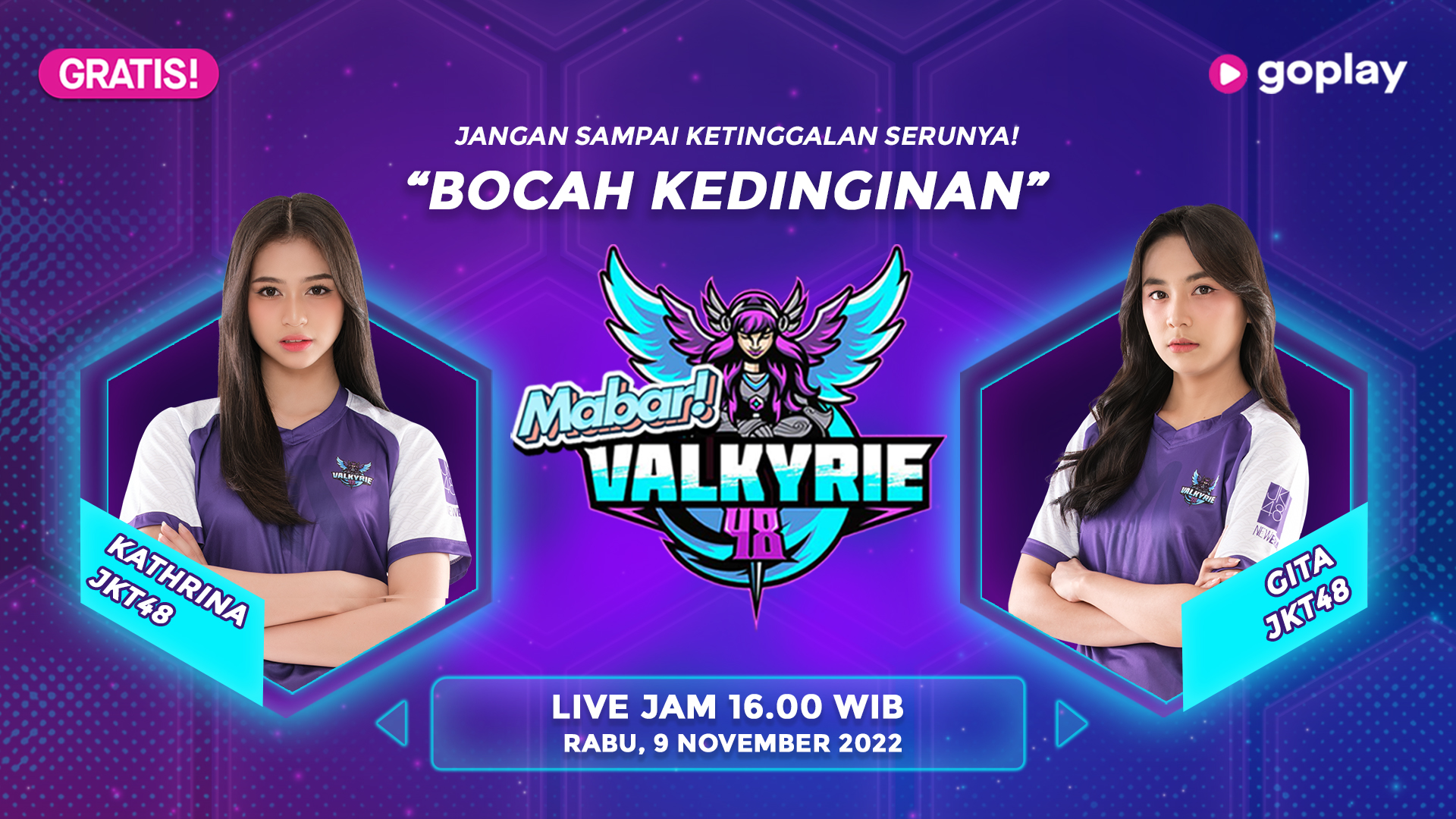 GoPlay Indonesia on Twitter: "Bokem @I_KathrinaJKT48 & @A_GitaJKT48 kok tiba-tiba jadi bocah ...