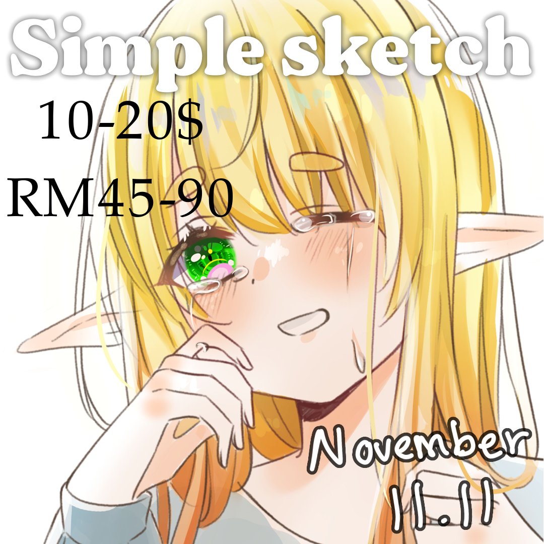 Elfie エルフィ🥭 VTUBER Hiatus till 25th dec on Twitter: "|| OPEN COMMISSION📢+OFFER PRICE for SIMPLE ...