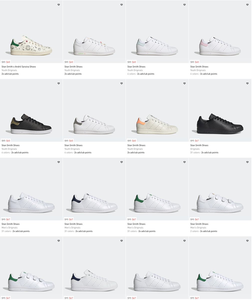 SNKR_TWITR on Twitter: "adidas Stan Smith as low as $28 on adidas US Shop -> https://bit.ly ...