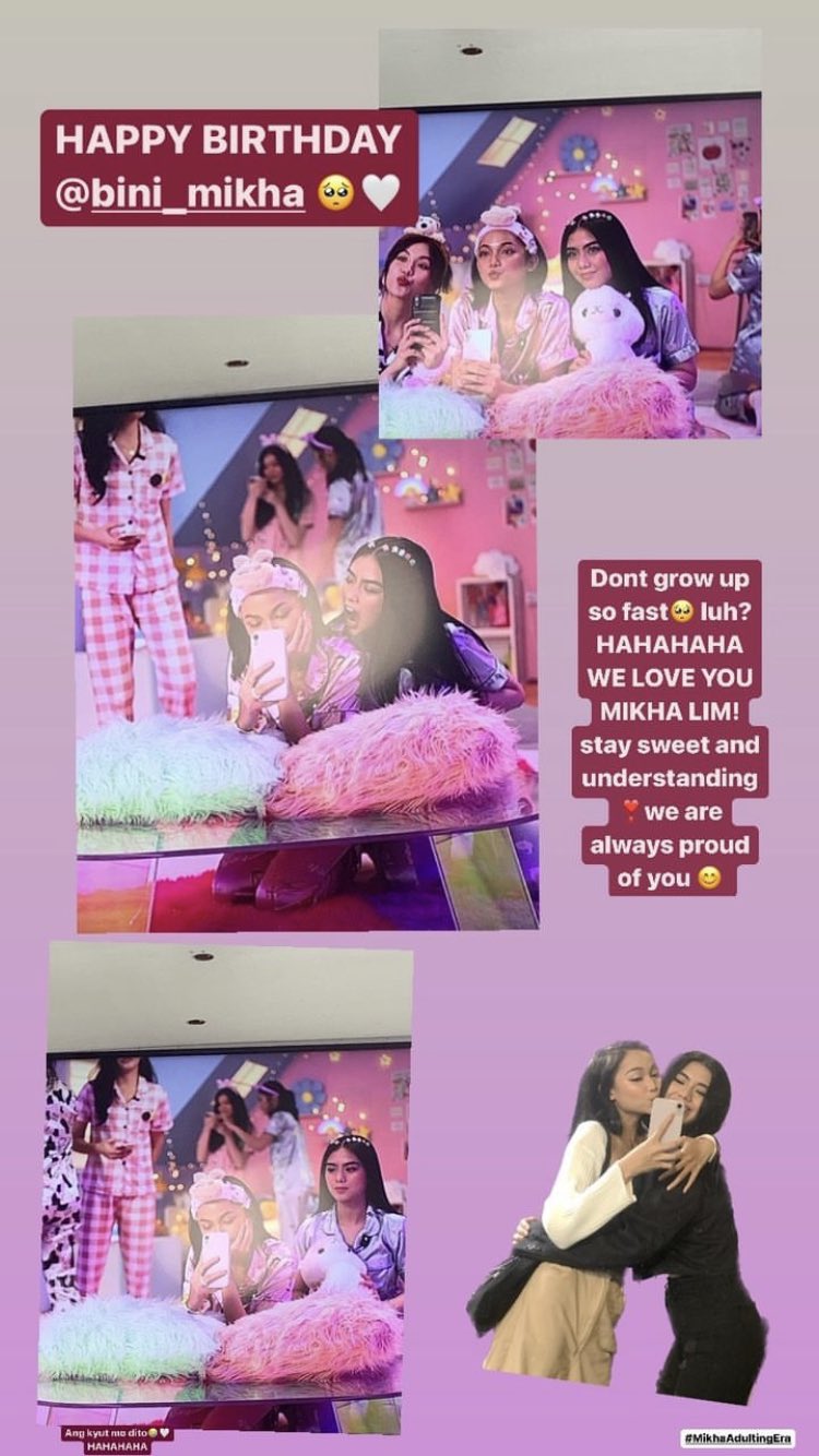 BINI GWEN OFC on Twitter: "[11092022] .@bini_gwen’s IG Story “HAPPY BIRTHDAY @bini_mikha Don’t ...
