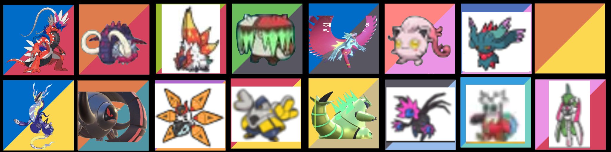 Blaze Incineroar on Twitter: "all paradox pokemon https://t.co/mUV99c9FMq" / Twitter