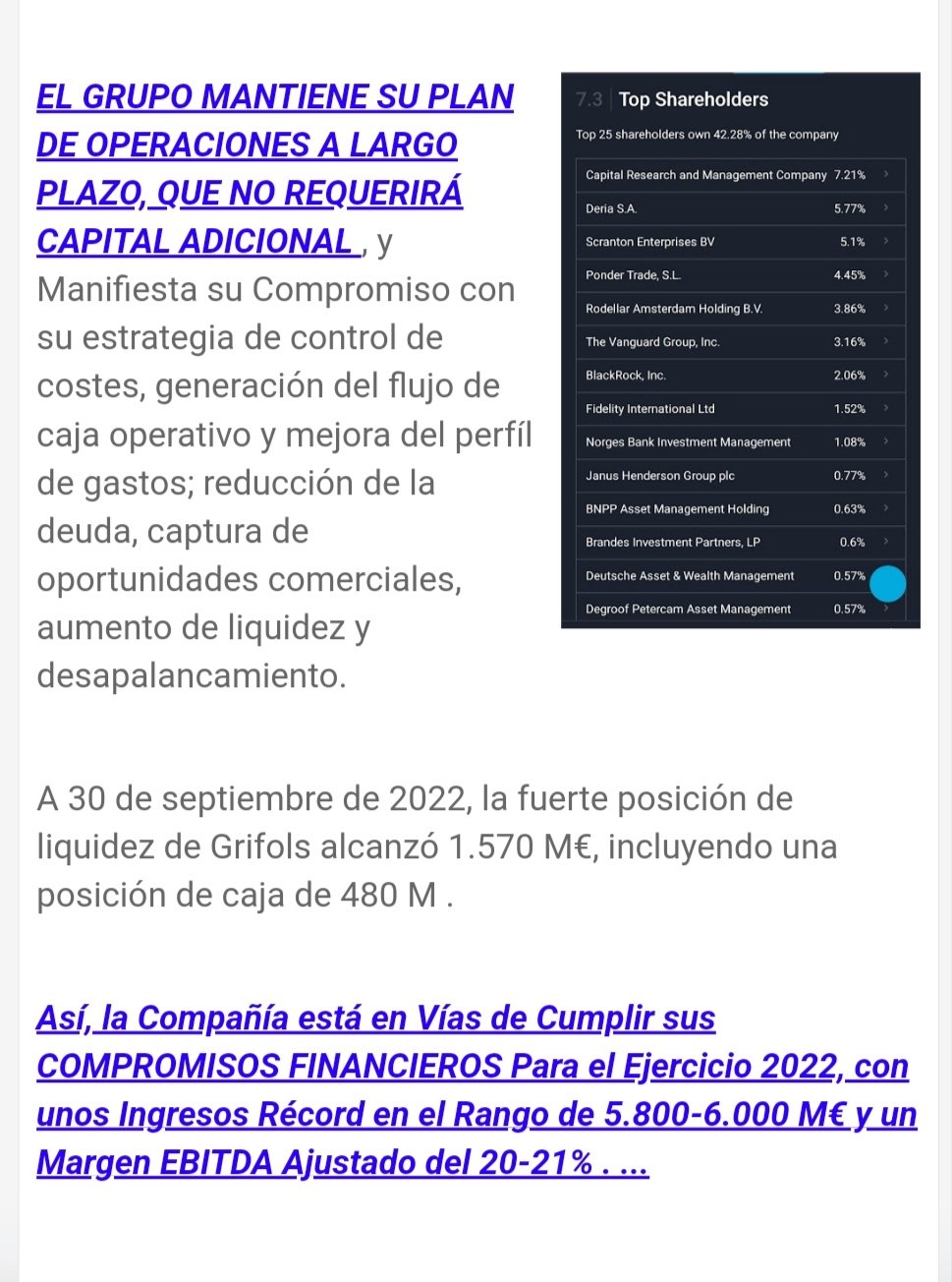 PHARMA JONPI . on Twitter: "Steven F. Mayer : "#Grifols Está Preparada Para Seguir Acelerando su ...