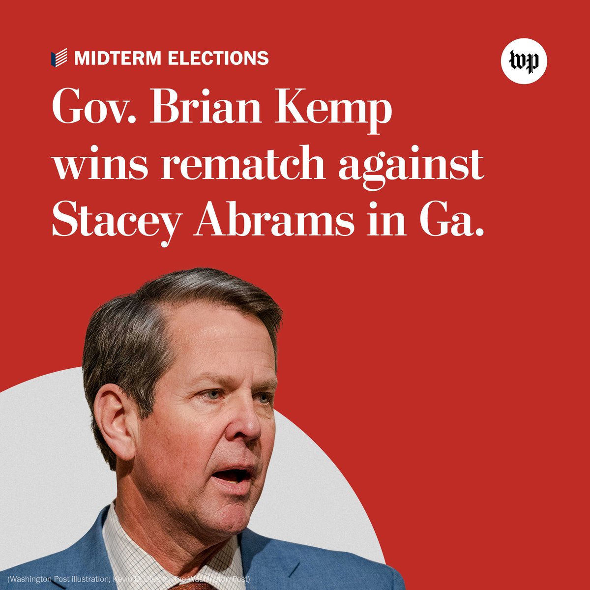 Breaking News Georgia Gov Brian Kemp R Is Projected To Win