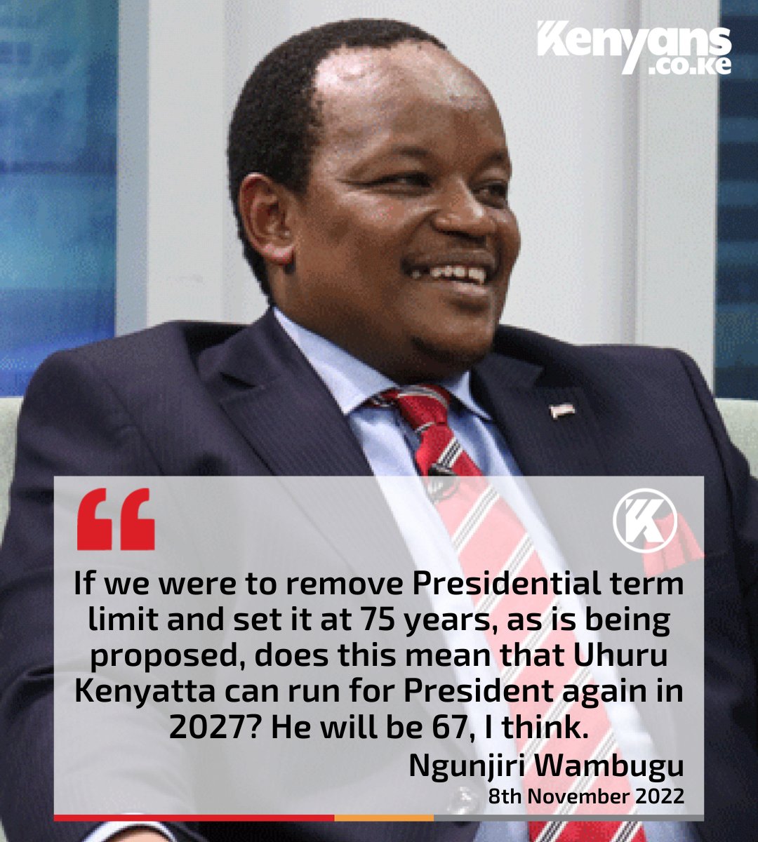 Kenyans.co.ke on Twitter: "If we were to remove Presidential term limit ...