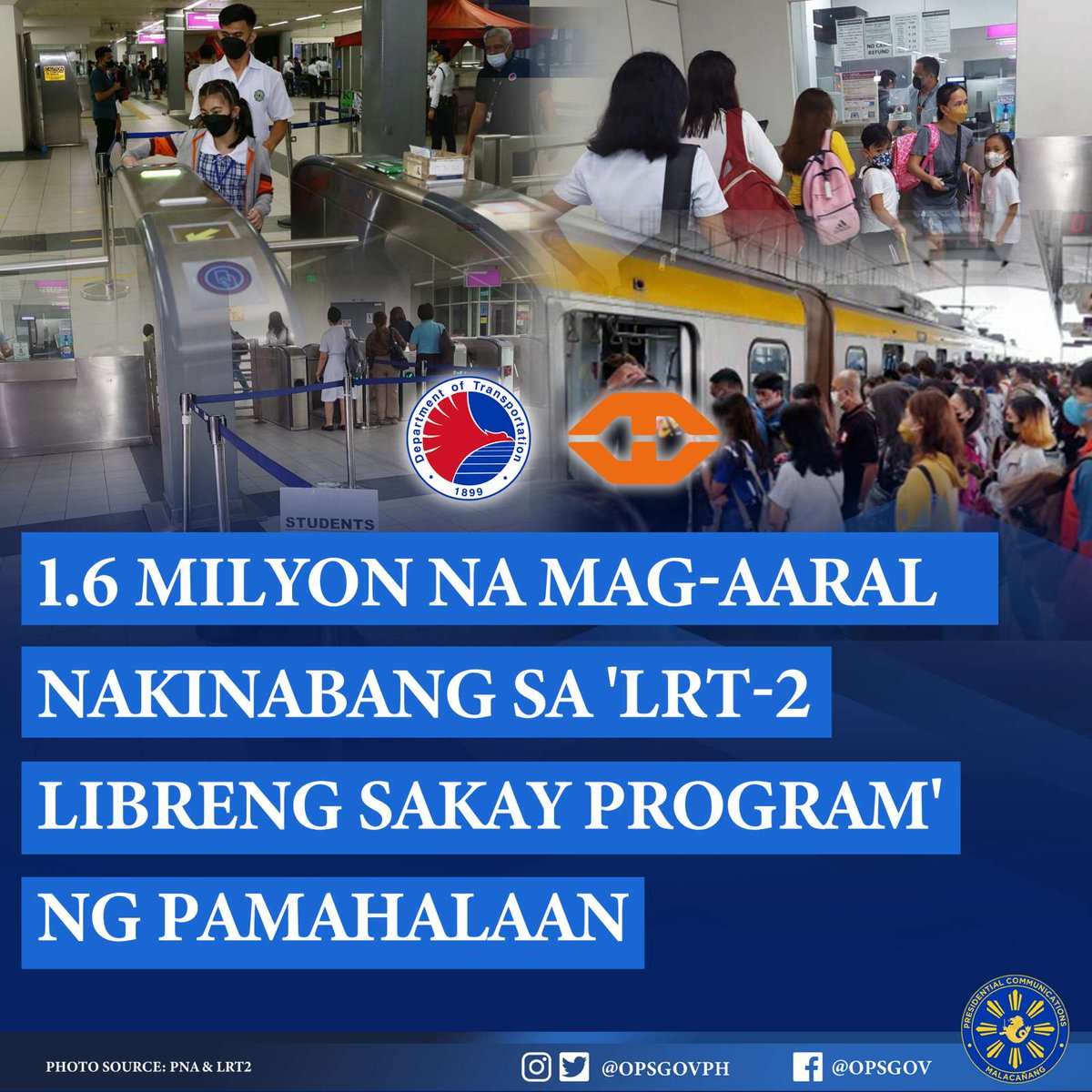 Office of the Press Secretary on Twitter: "Iniulat ng @DOTrPH na nasa 1,623,473 na estudyante ...