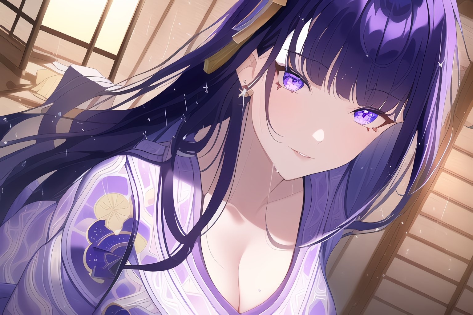 EI⚡️ & her puppy 🦊 on Twitter: "🔮#raiden #原神 #GenshinImpact #雷电将军 #RaidenShogun Credit:pixiv omi ...