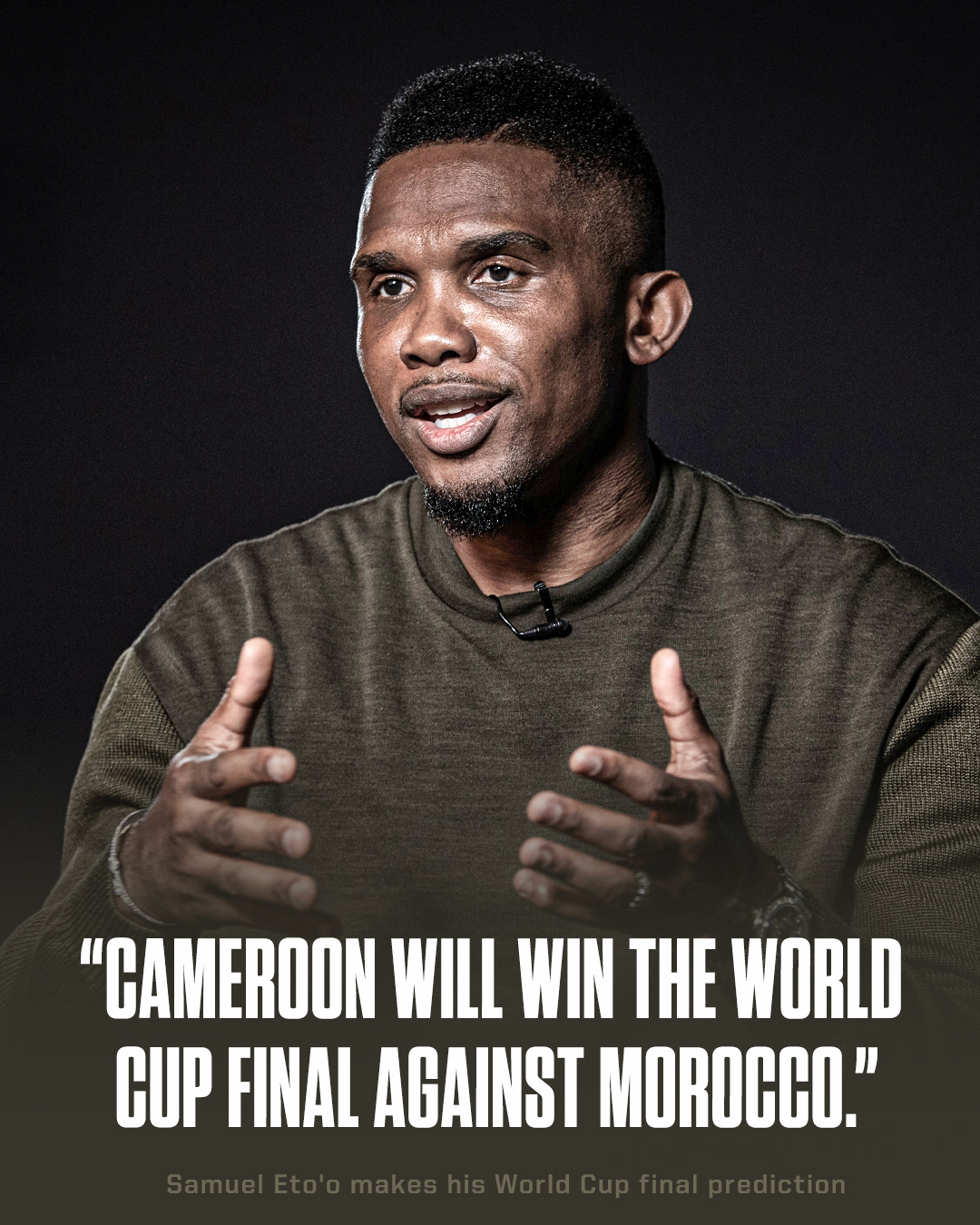 Espn Fc On Twitter Samuel Etoo Gives His Prediction For The World