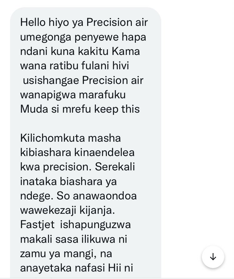Tanzania Abroad TV on Twitter: "Za ndani usishangae Precision air wanapigwa marafuku https://t ...