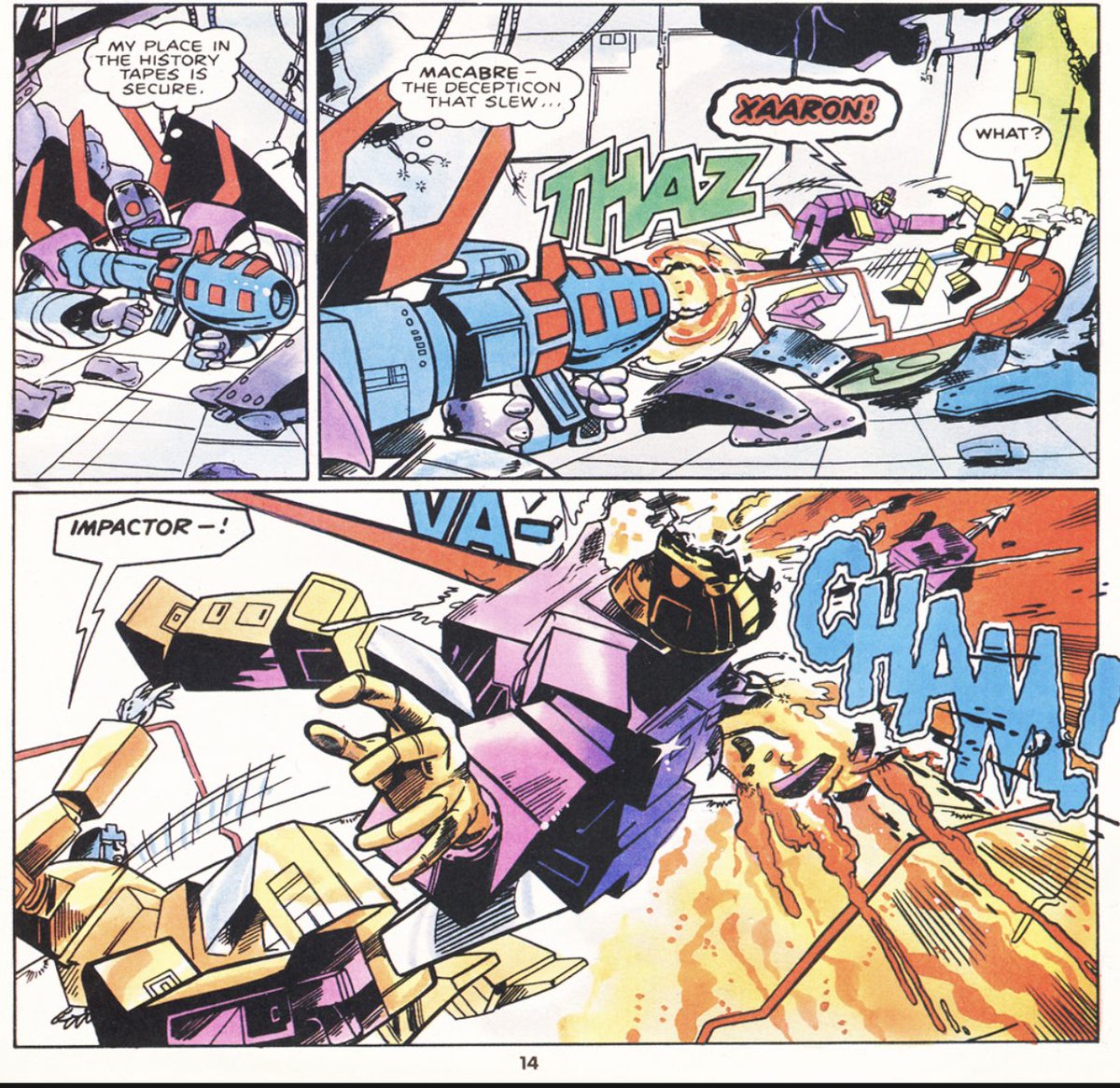 Crazy ass moments in Transformers History on Twitter: "in Marvel UK's Target: 2006, Macabre ...