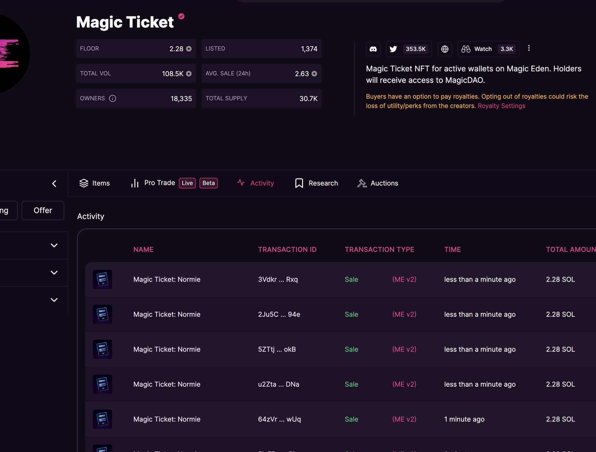DeMo大毛｜3737.bit on Twitter: "Terra的TNS我当时选择了格局,结果令人惊喜...全部归零🥲刚想起我还有一些NFT...这次我想我成长了,庆幸现在(居然)还有人收 ...