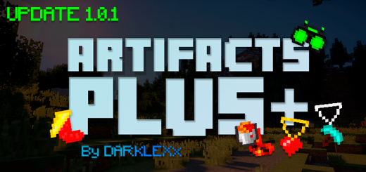 MCPEDL on Twitter: "Artifacts Plus+ Update 1.0.1 - Addon - https://mcpedl.com/artifacts-plus ...