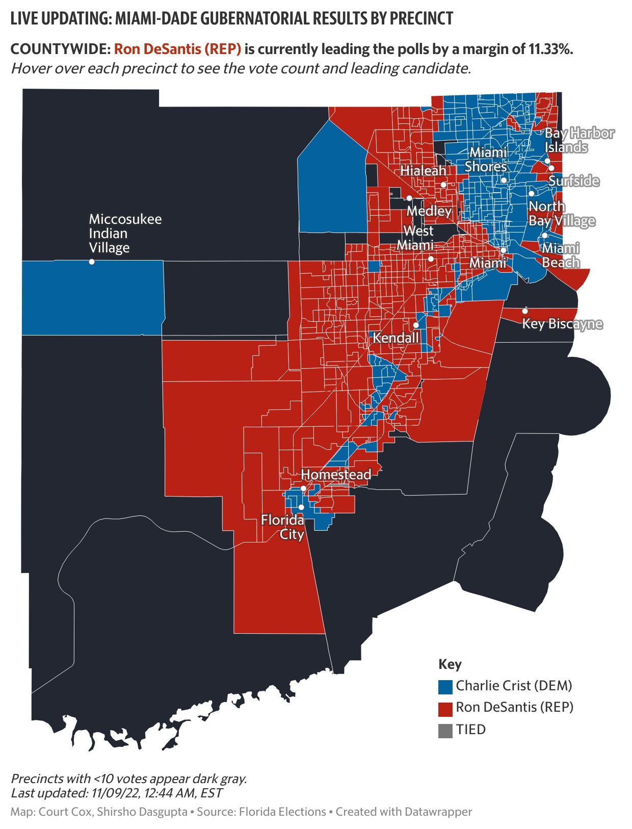 Miami Dade Representative Map Critical Battlegrounds For AANHPI Voter