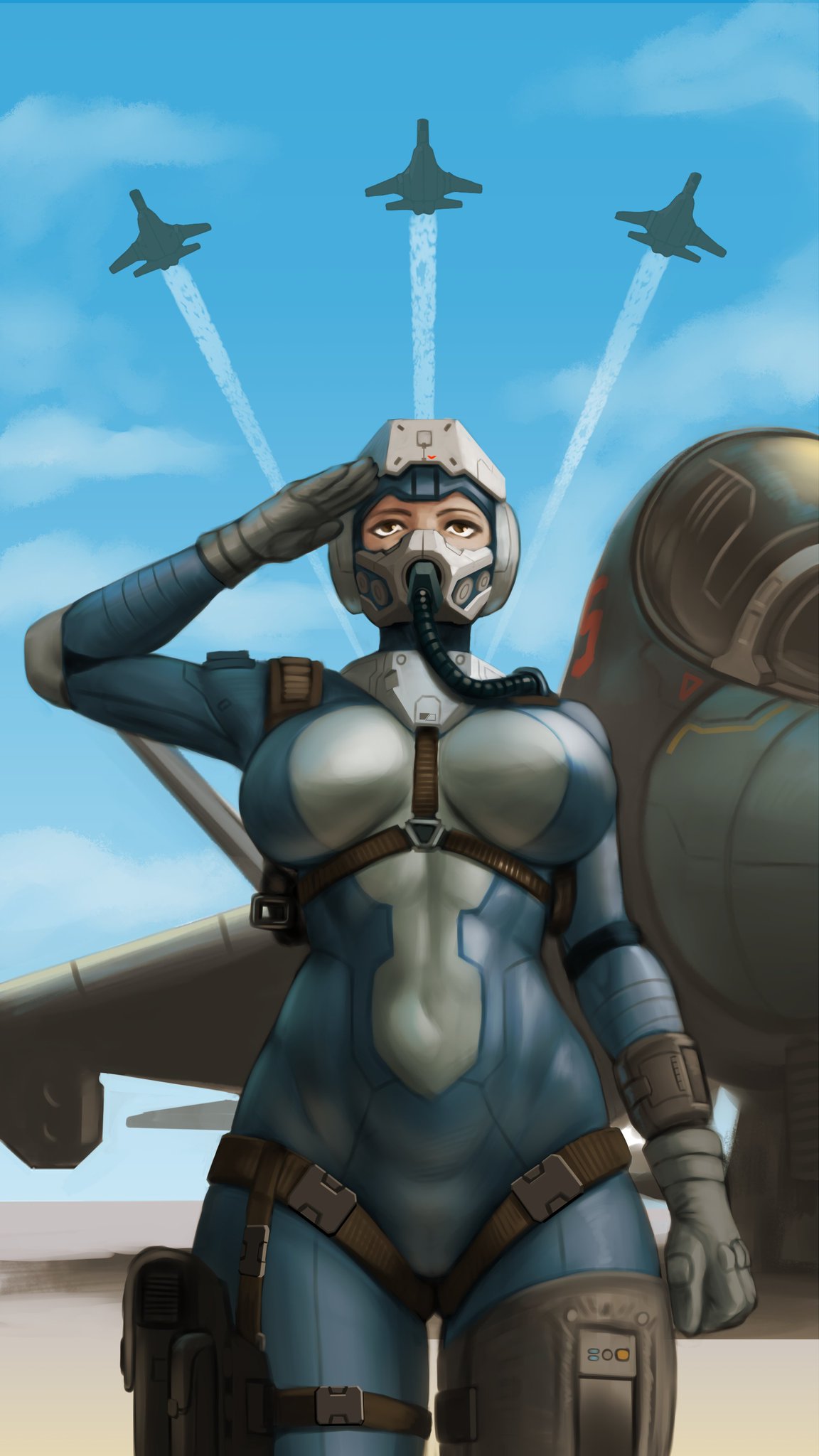 Chira on Twitter: "#pilot #scifi #sexy #digitalart https://t.co/pln76hc5D5" / Twitter