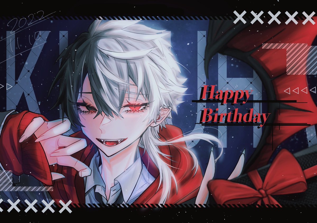 葛葉誕生祭2022 #KuzuArt お誕生日おめでとうございます🎂 」|ざめじろのイラスト