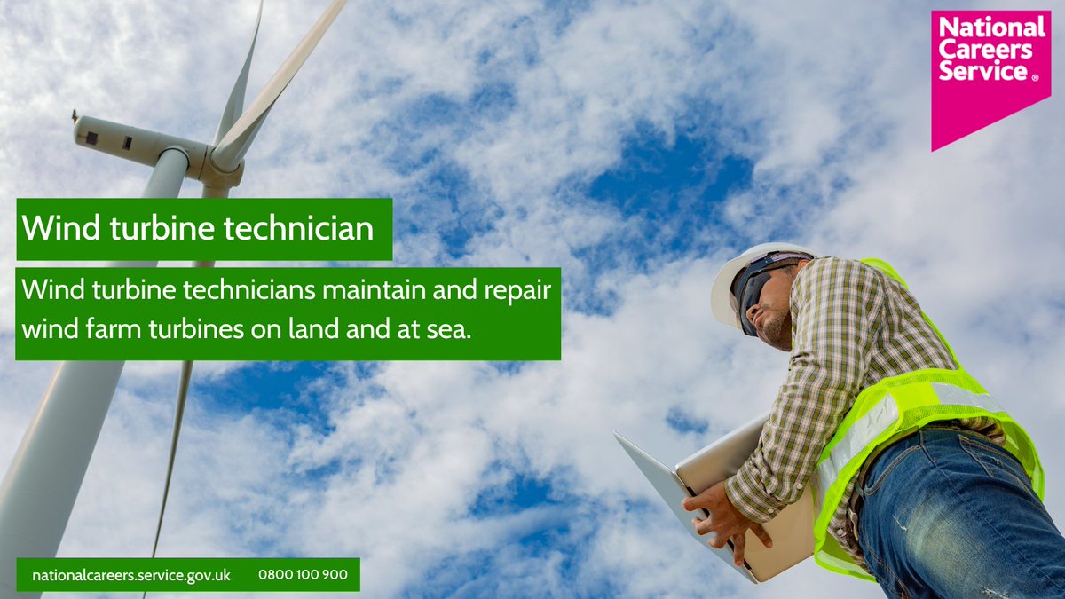 National Careers on Twitter: "Are you interested in green energy? 💚 ...