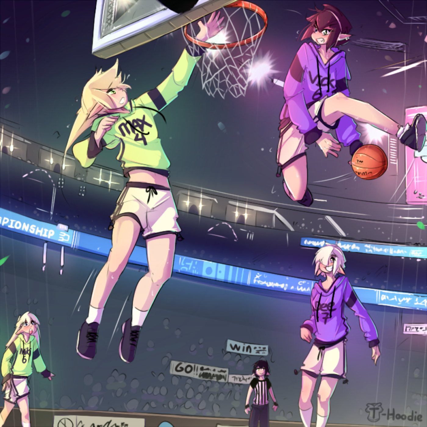 T-Hoodie on Twitter: "It's MY birthday today and I get to pick what to draw! Fuck it, we ball. 🥤 ...