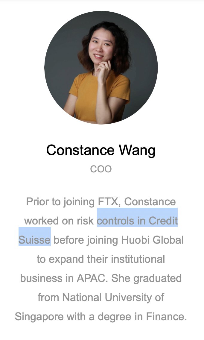 FTX既COO原來係得兩年經驗既28歲靚妹仔 | LIHKG 討論區
