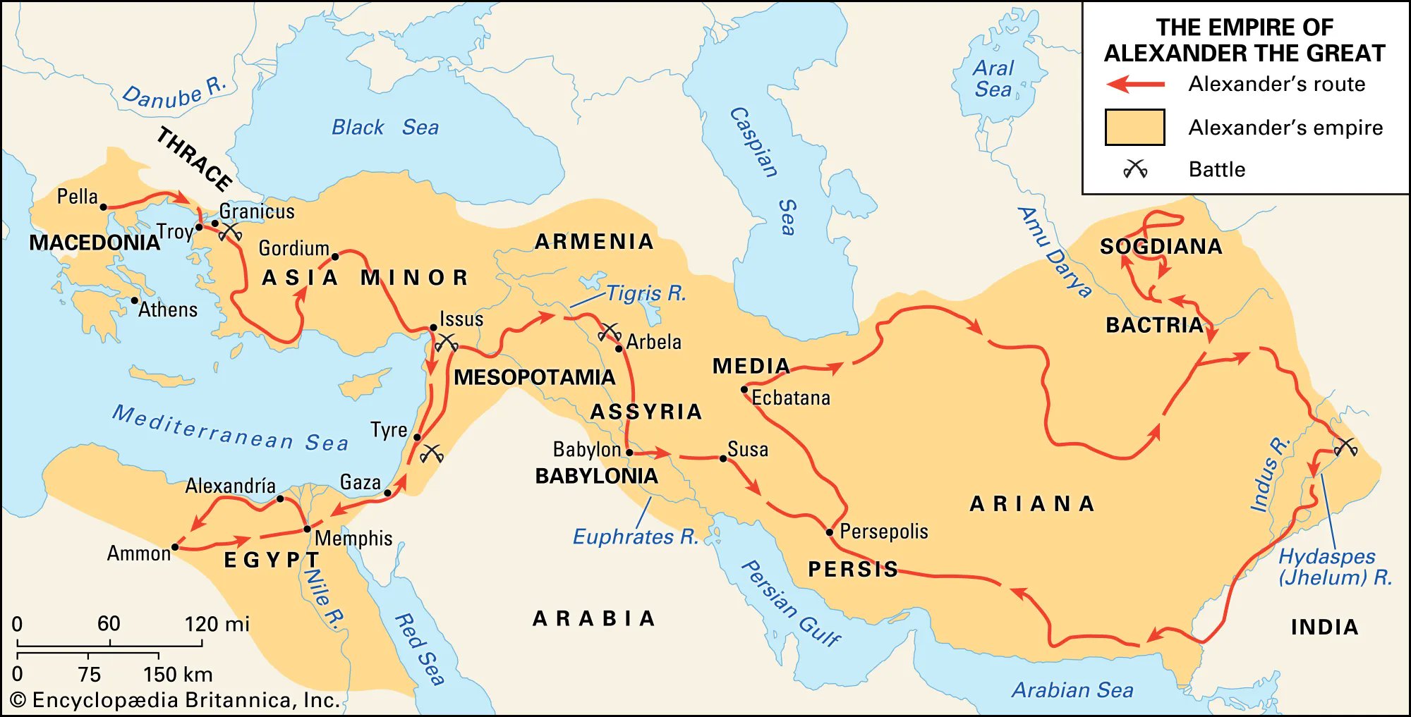 Darius The Great Map