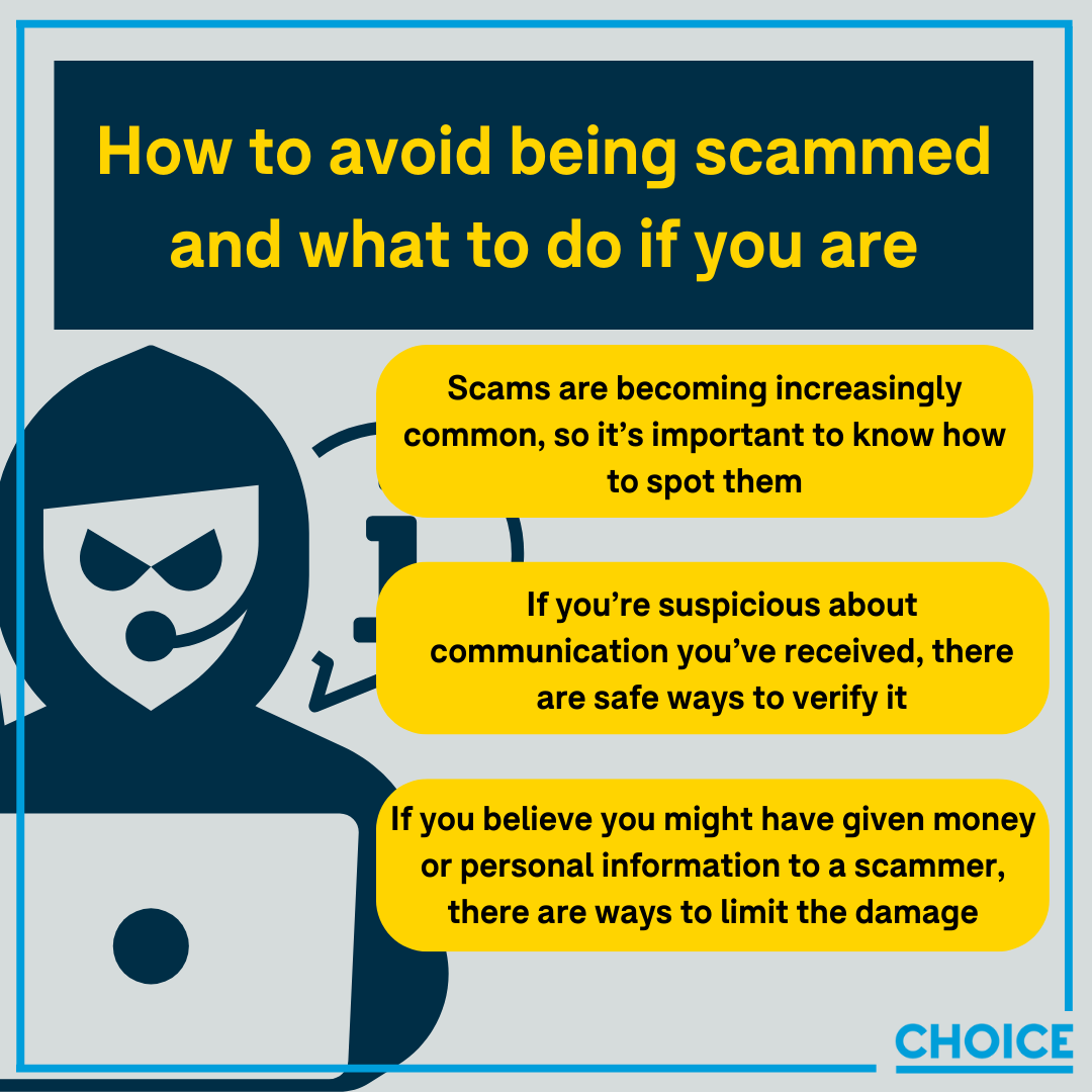 CHOICE on Twitter: "As part of Scams Awareness Week, we’re sharing tips on how to spot and avoid ...