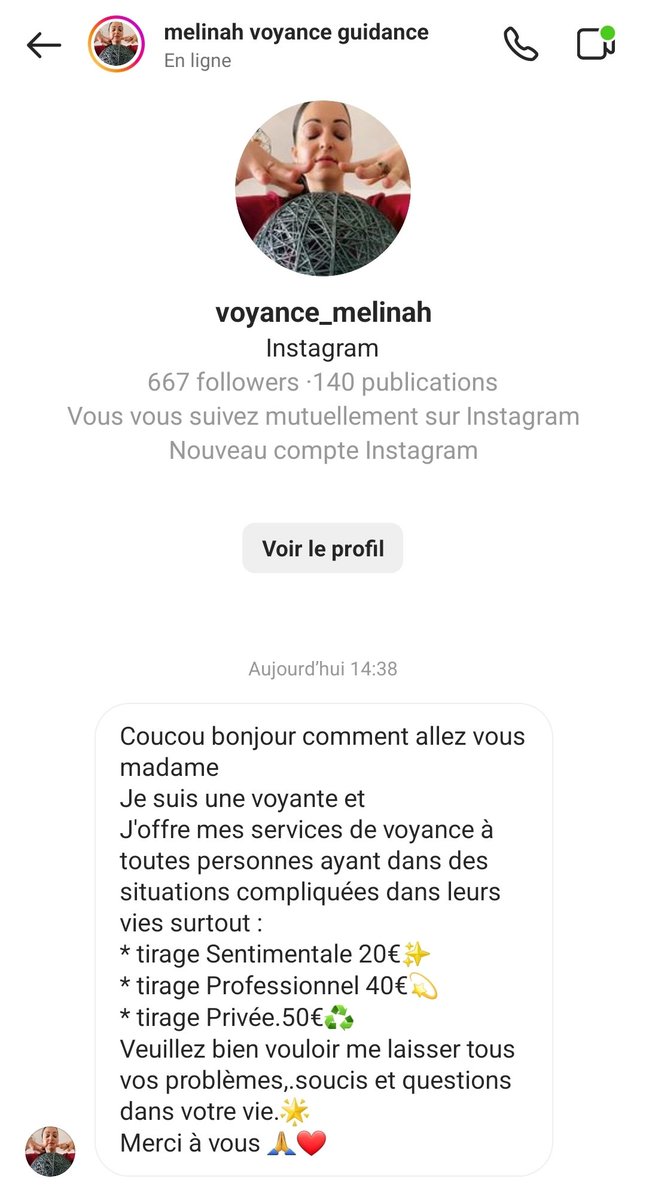 Faire une session de voyance avec un brouteur/ arnaqueur du net qui se ...