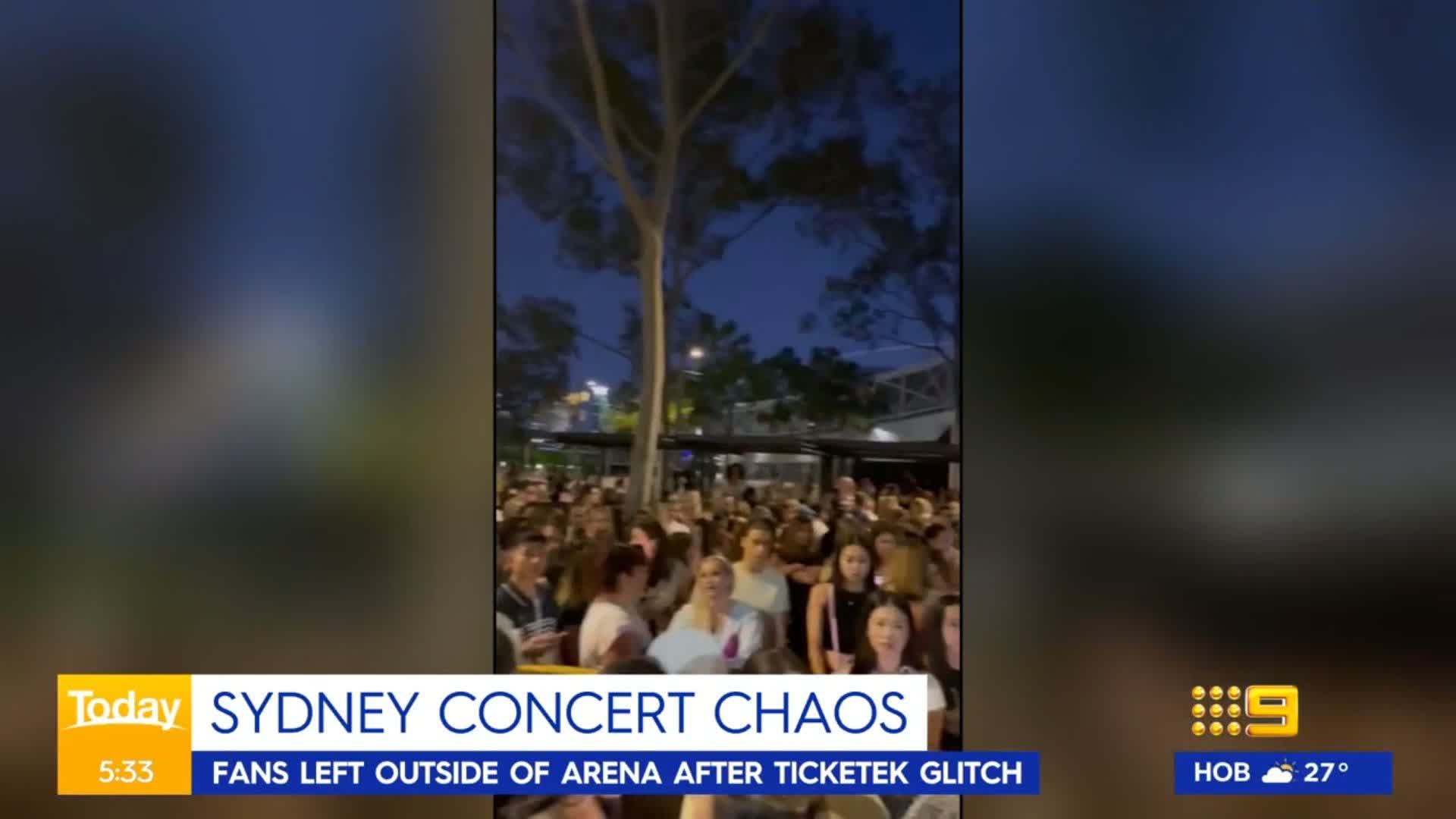 9News Sydney on Twitter: "Chaos for concert-goers in Sydney last night ...