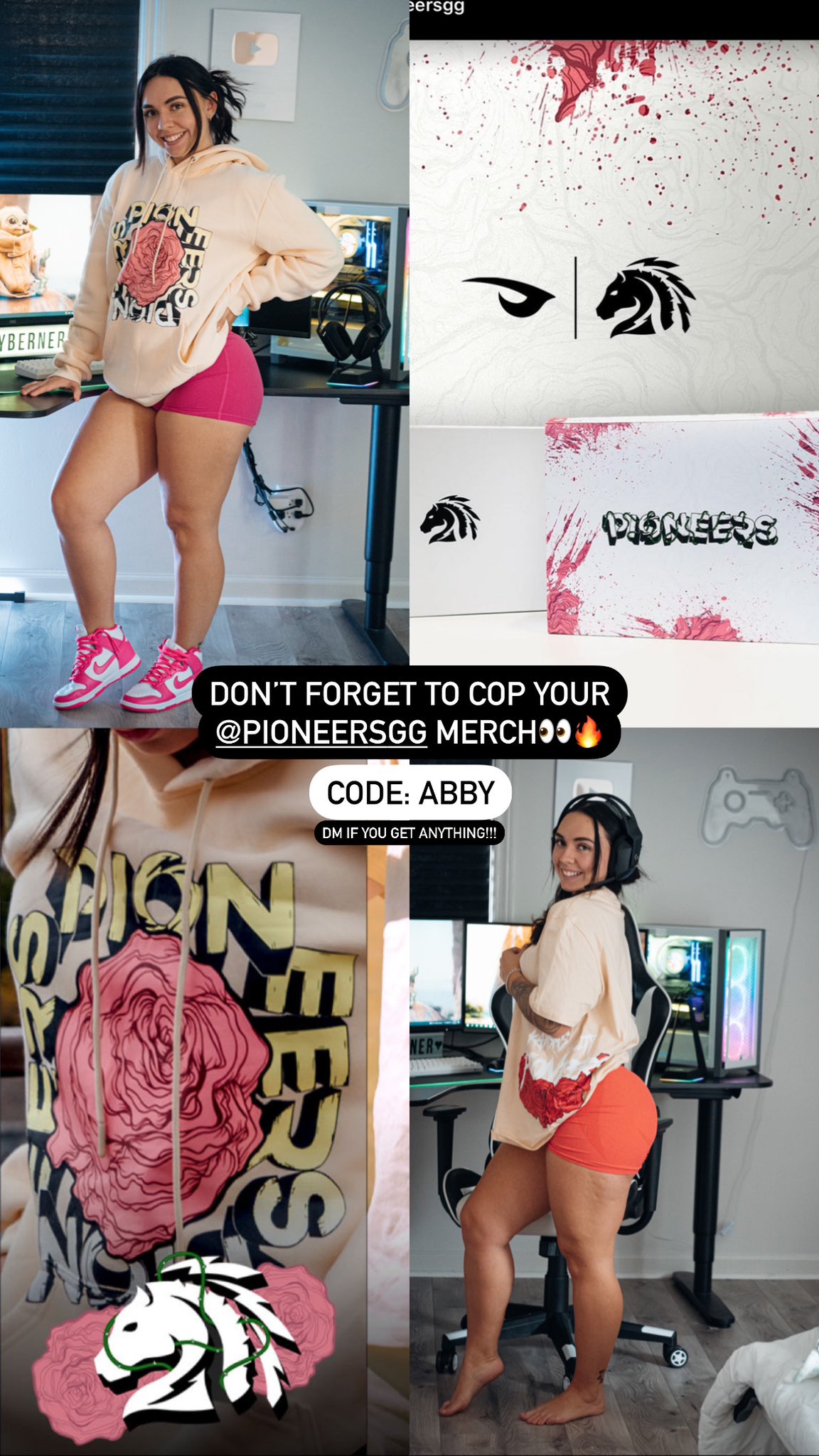 abbyberner on Twitter: "Don’t forget to get your .@PioneersGG MERCH🔥 code: Abby & dm if you get ...