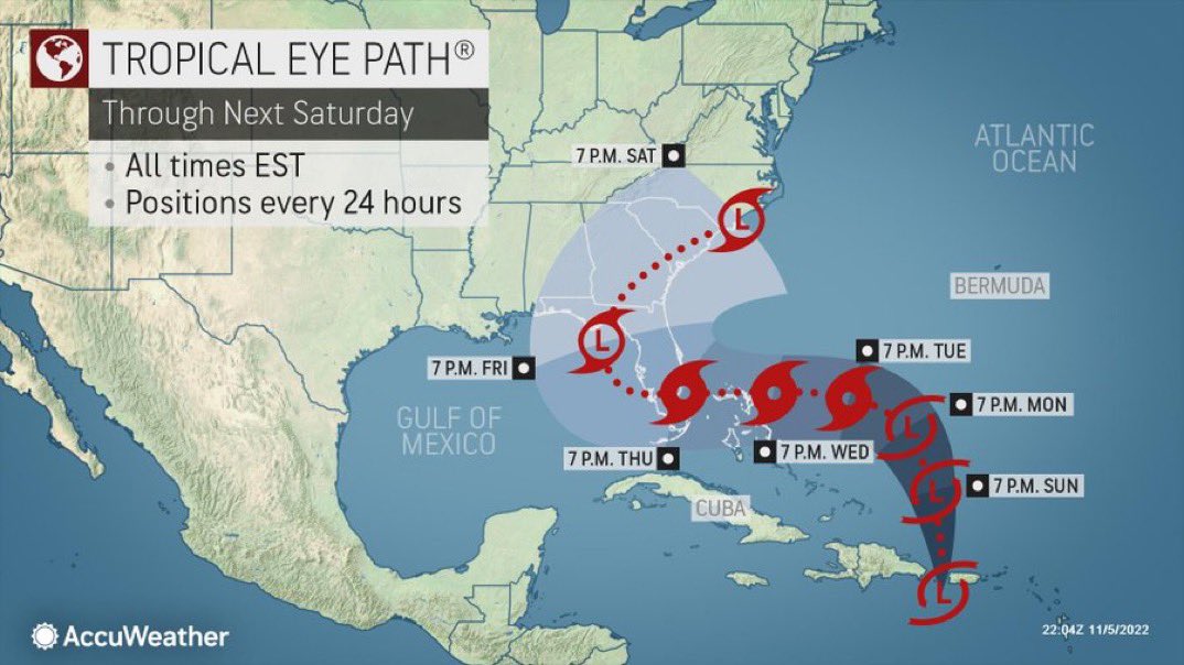Reda On Twitter Tropical Storm Nicole To Hit Florida As Hurricane