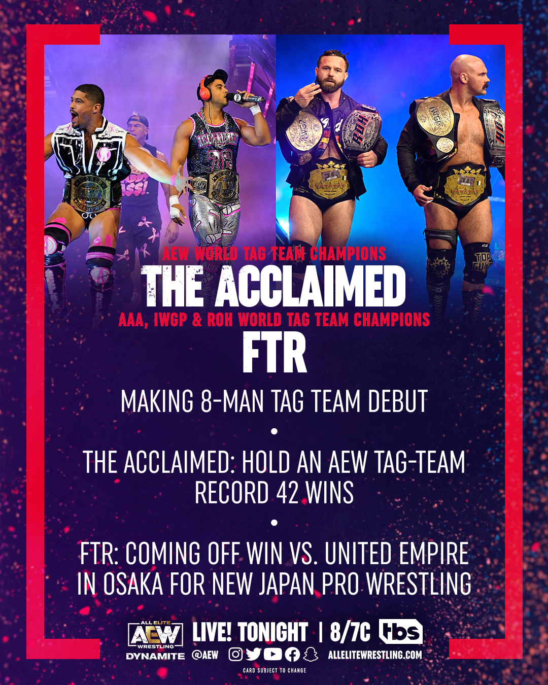 All Elite Wrestling on Twitter: "It's #AEW World Tag Team Champs #TheAcclaimed @PlatinumMax ...