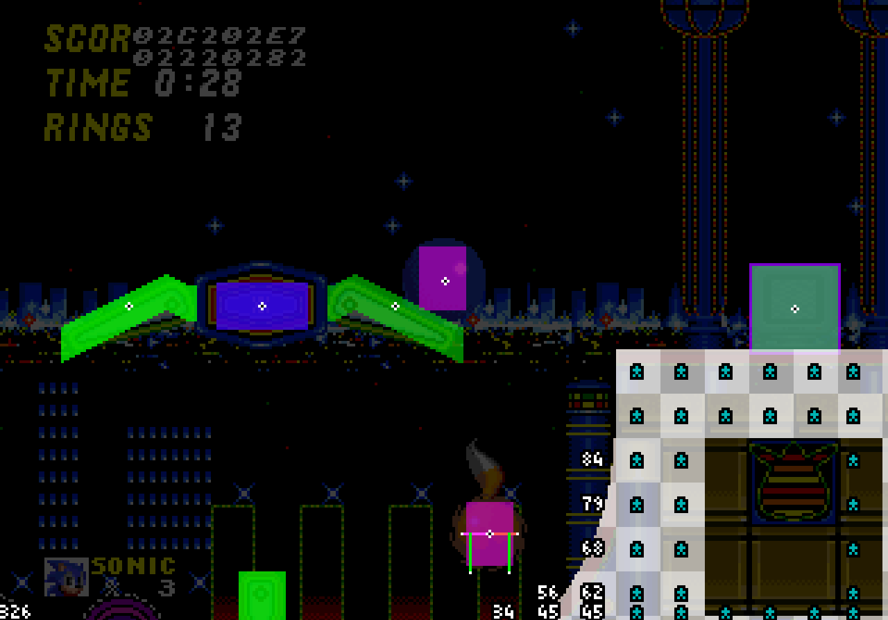 Classic Sonic Deconstructed on Twitter: "More shots of the Sonic 2 Overlay (WIP!) https://t.co ...