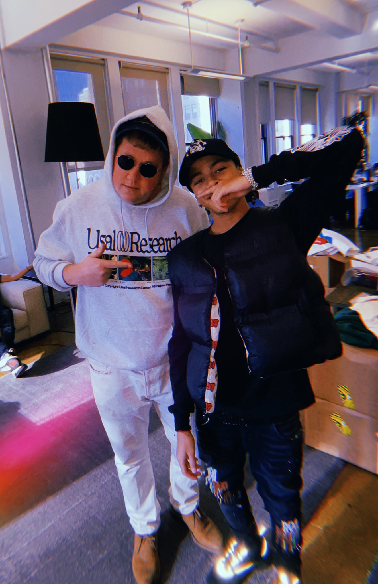 Justin Staple on Twitter: "with dd osama in nyc yesterday 👑 @realddosamaa https://t.co ...